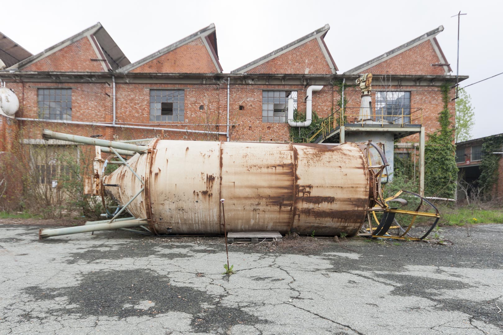 Abandoned Piedmont Industry of Aniline Colors “IPCA” – Ciriè, Italy